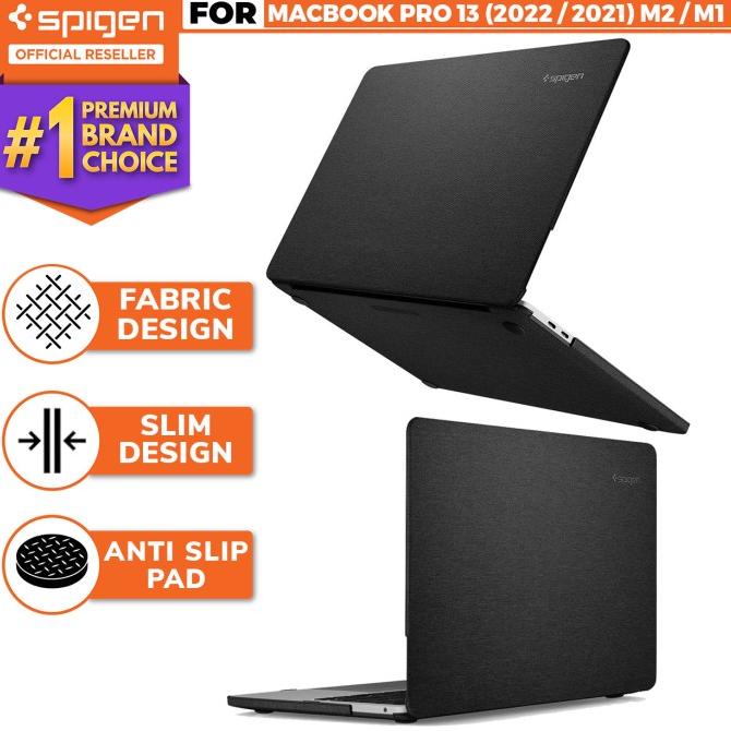 Jual Case Macbook Pro 13" M2/M1 2022/2020 Spigen Thin Fit Slim Hard ...