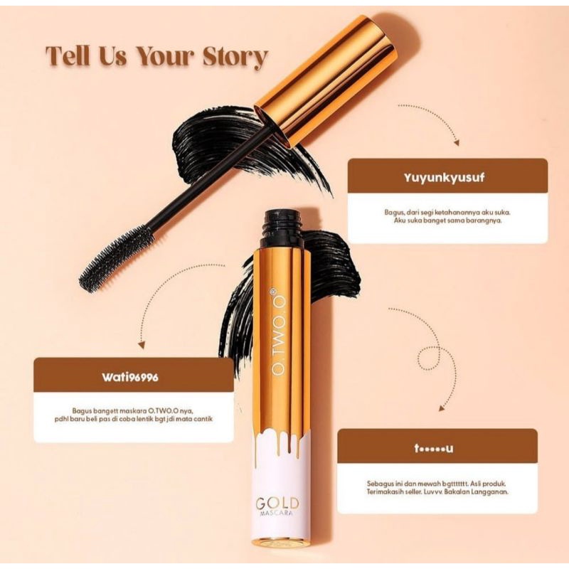 Jual O TWO O GOlD MASKARA INSTANT OVERSIZE VOLUME MASCARA READY STOCK ...