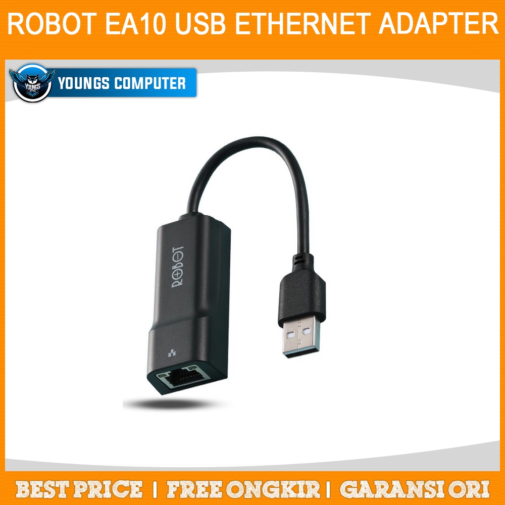 Jual Kabel Converter USB LAN Robot EA10 USB Ethernet Adapter USB2.0 to ...