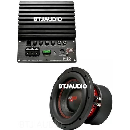 Jual Paket Audio Mobil Cello Subwoofer Cello W8Xl + Power Monoblok ...