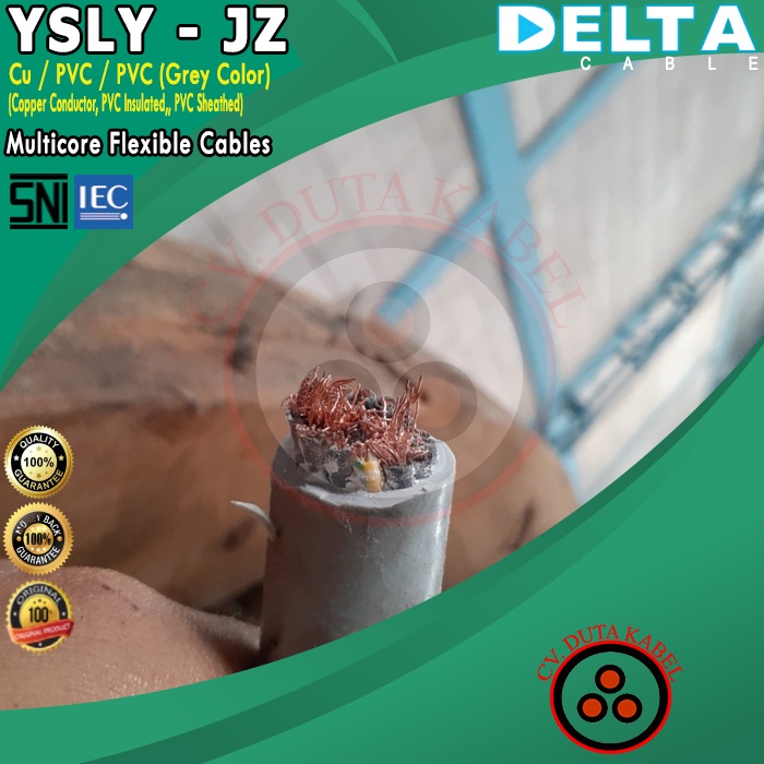 Jual Kabel YSLY-JZ 24x0,75 mm2 DELTA /24x0,75mm2/24x0.75 mm2/24x0.75mm2 ...