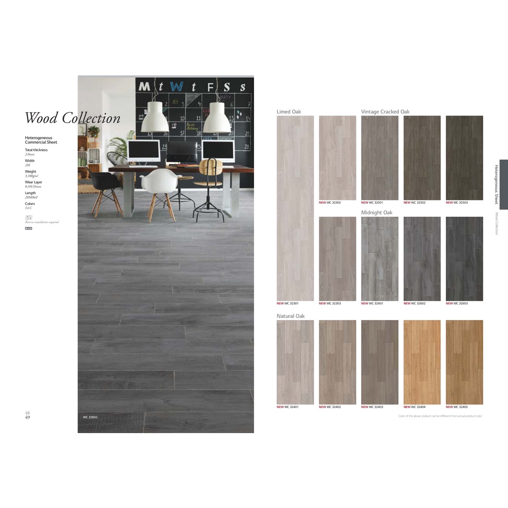 Jual VINYL LANTAI LG/LX HAUSYS WOOD COLLECTION-LANTAI VINYL ROLL LG ...