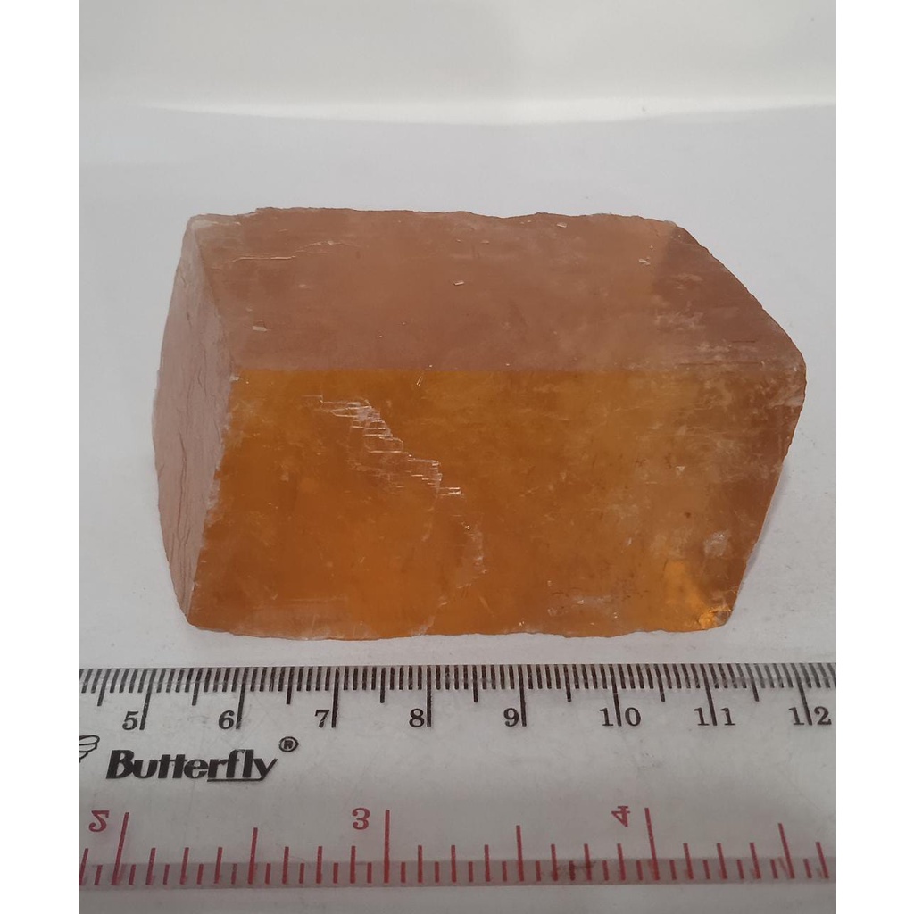 Jual Honey / Yellow Calcite Slabs Raw Rough Iceland Spar Optical (8 ...