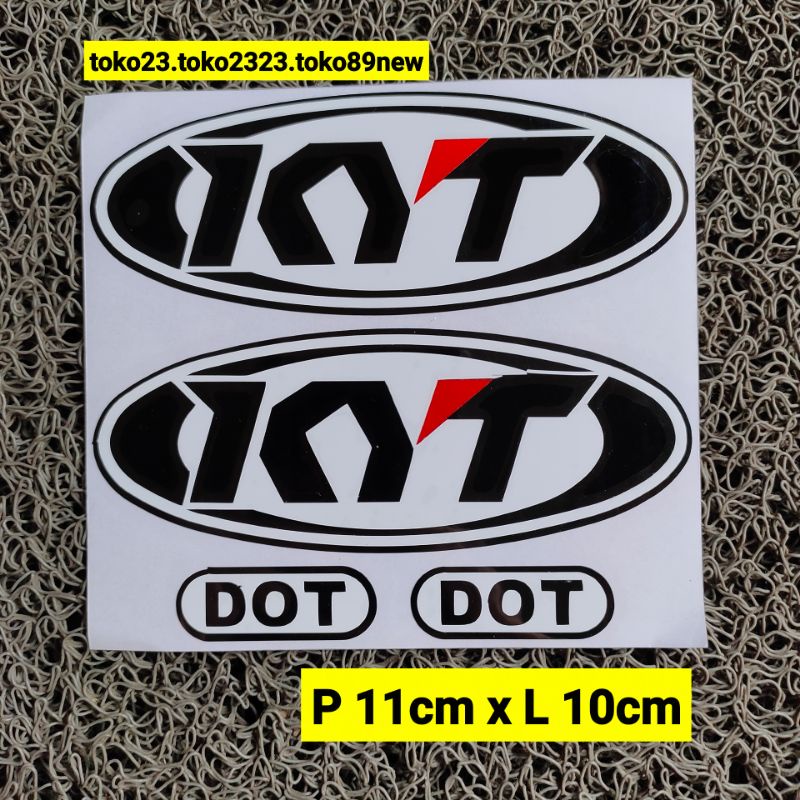 Jual stiker helm kyt dot stiker cutting motor | Shopee Indonesia