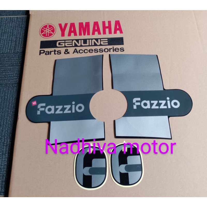 Jual stiker striping Lis polet fazzio Fazio 2022 hitam | Shopee Indonesia