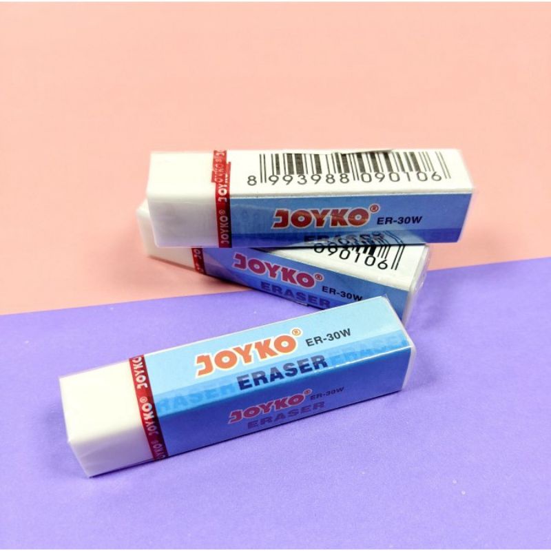 Jual Penghapus Pensil Joyko Panjang ER-30 White Putih | Shopee Indonesia