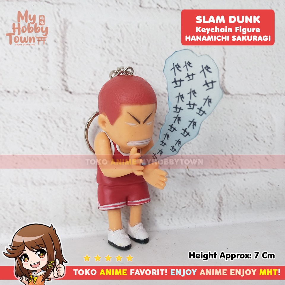 Jual Gantungan Kunci Figure Anime Slam Dunk Sakuragi Hanamichi Akagi ...