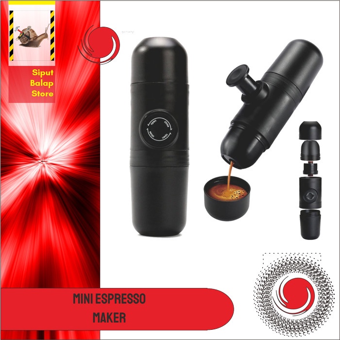 Jual MESIN PEMBUAT KOPI MINI ESPRESSO MAKER PORTABLE COFFEE MAKER ...