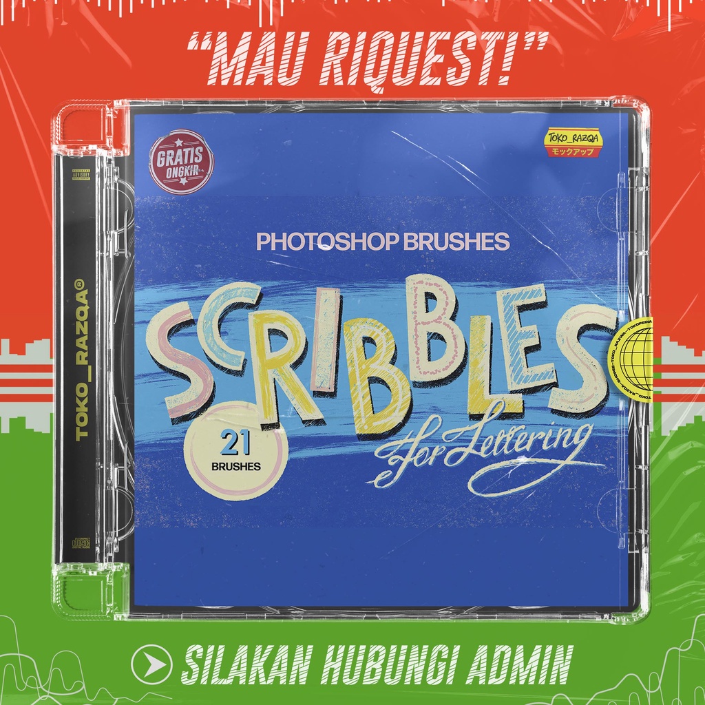 Jual Scribbles Photoshop Brushes For Photoshop PS BRUSHES | Shopee Indonesia