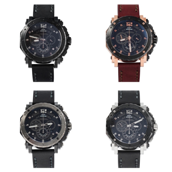 Jual JAM TANGAN PRIA EXPEDITION E 6402 / E6402 LEATHER ORIGINAL GARANSI ...