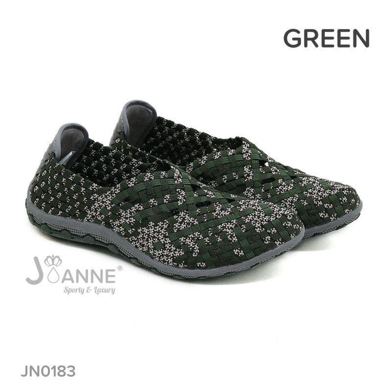Jual JOANNE FOOTWEAR Rajut Knit Flats Shoes Sepatu Wanita #JN0183 ...