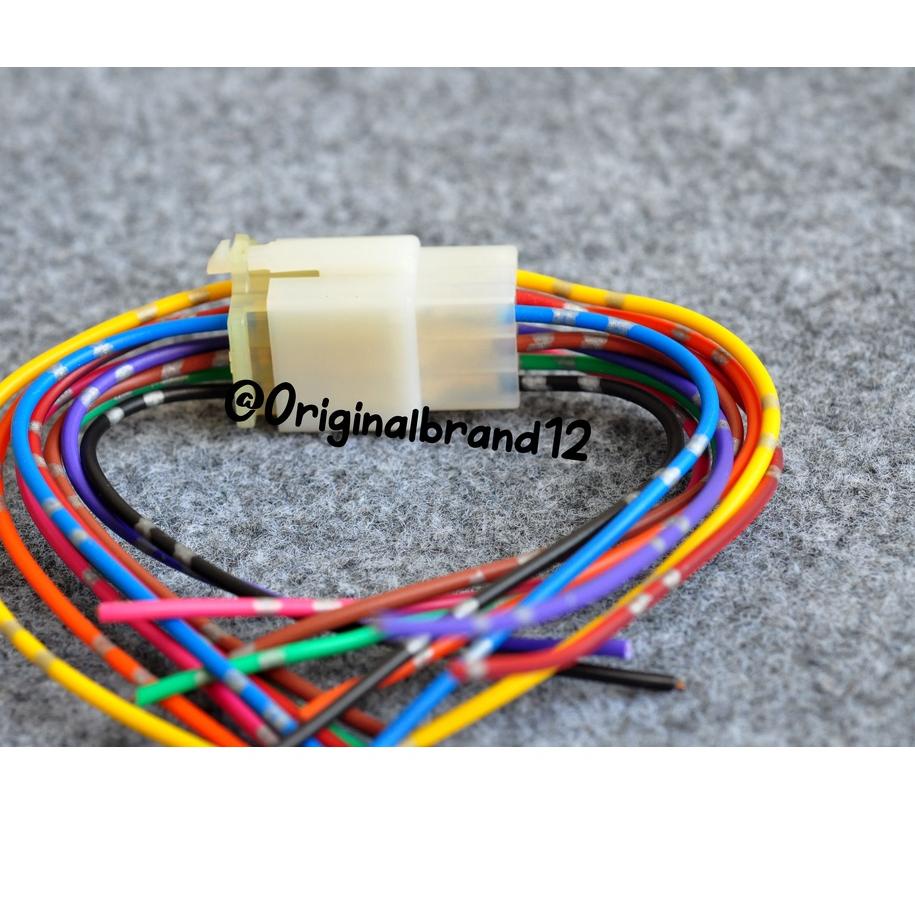 Jual PNP Socket kabel Konektor 9 pin flat Termasuk Kabel | Shopee Indonesia