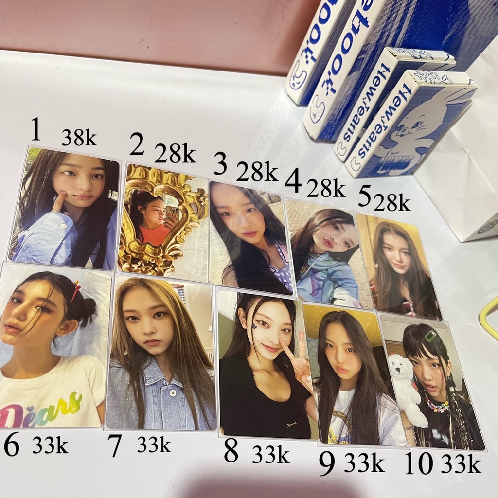 Jual NewJeans Official photocard weverse album A ver minji hanni danielle haerin hyein photocard ...