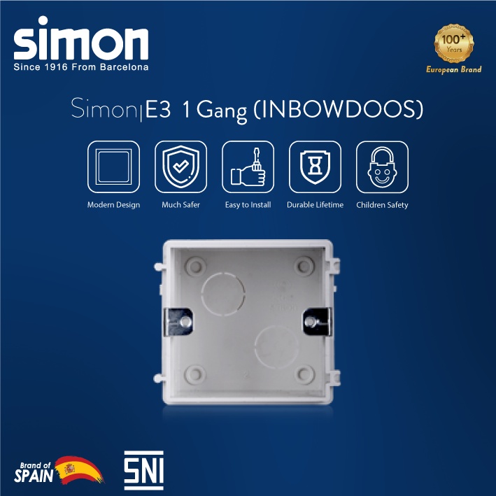 Jual SIMON Inbow dus E3 1 Gang | Shopee Indonesia