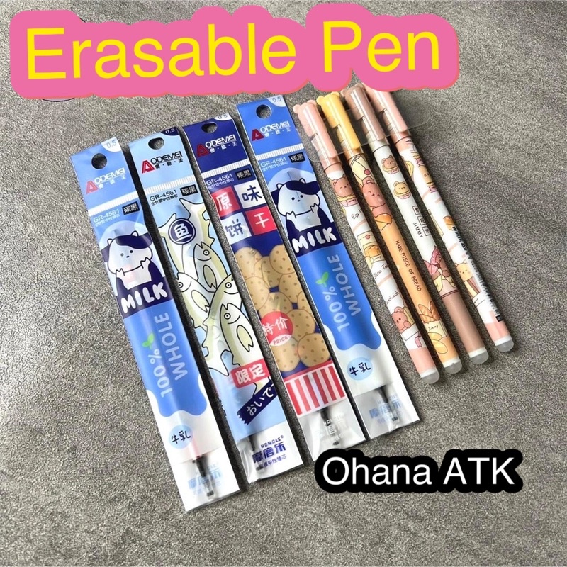 Jual PAKET PULPEN BISA DIHAPUS FREE REFILL PEN HAPUS PEN ERASABLE BISA ...