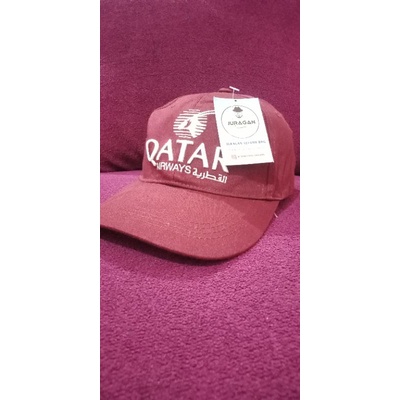 Jual TOPI QATAR ORIGINAL / CAPS QATAR AIRWAYS / TOPI QATAR AIRWAYS ...