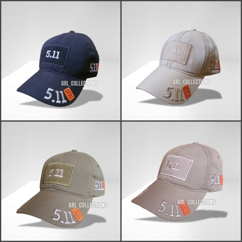 Jual topi bdu velcro lima sebelas bordir timbul/topi army tactical ...