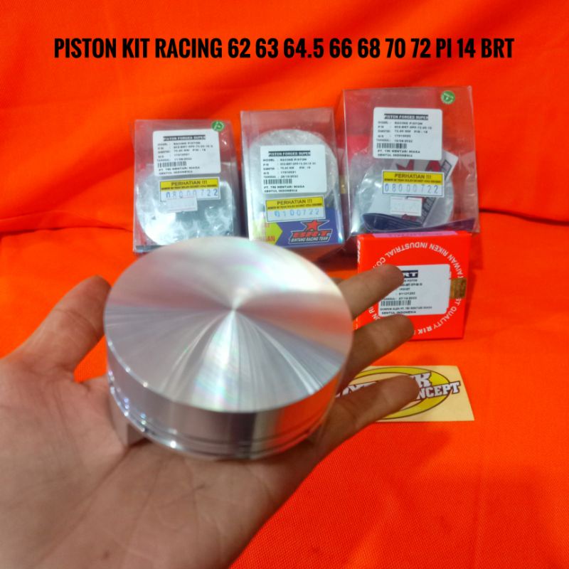Jual PISTON KIT RACING 58-62-63-64.5-66-68-70 PIN 14 BRT~BOYRENK ...