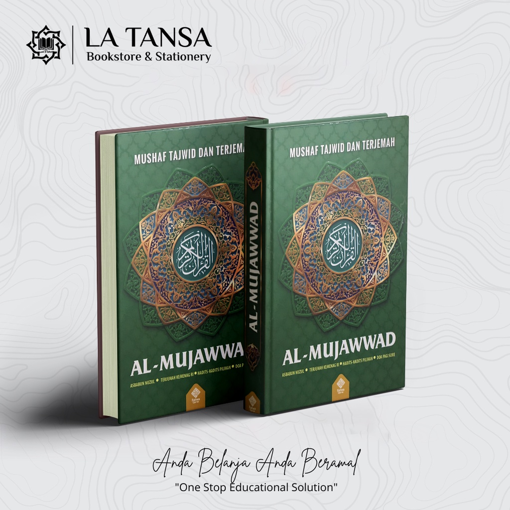 Jual MUSHAF AL-QUR'AN TAJWID DAN TERJEMAH AL-MUJAWWAD A5 HC | Shopee ...