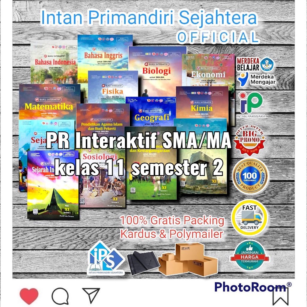 Jual BUKU PR INTERAKTIF KELAS 11 semester 2 terbaru 2023 INTAN PARIWARA | Shopee Indonesia