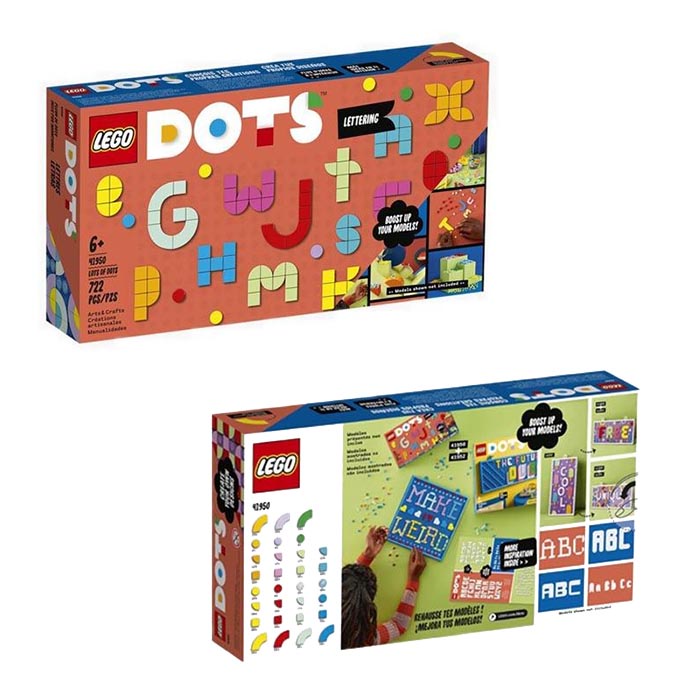 Jual LEGO® DOTS Lots of DOTS – Lettering - 41950 722 pieces | Shopee ...