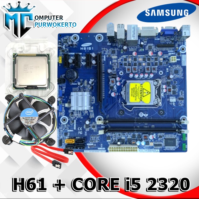 Jual Paket Mainboard H61 Samsung Dan Processor I5 2320 Soket 1155 ...