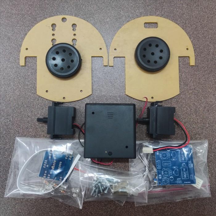 Jual Kit Robot Line Follower Line Tracer Analog 2VR 4 line Sensor ...