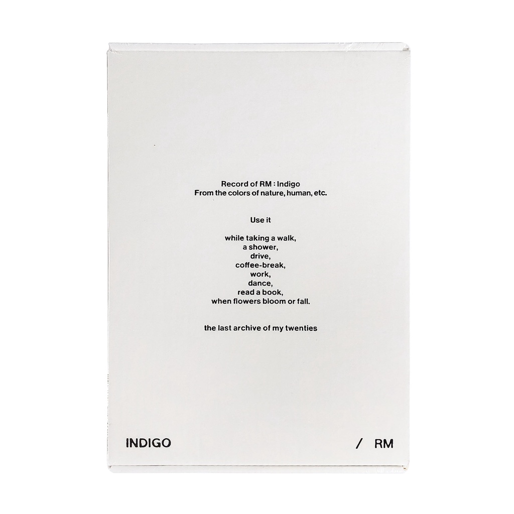 Jual BTS : RM - INDIGO (Book Edition) | Shopee Indonesia