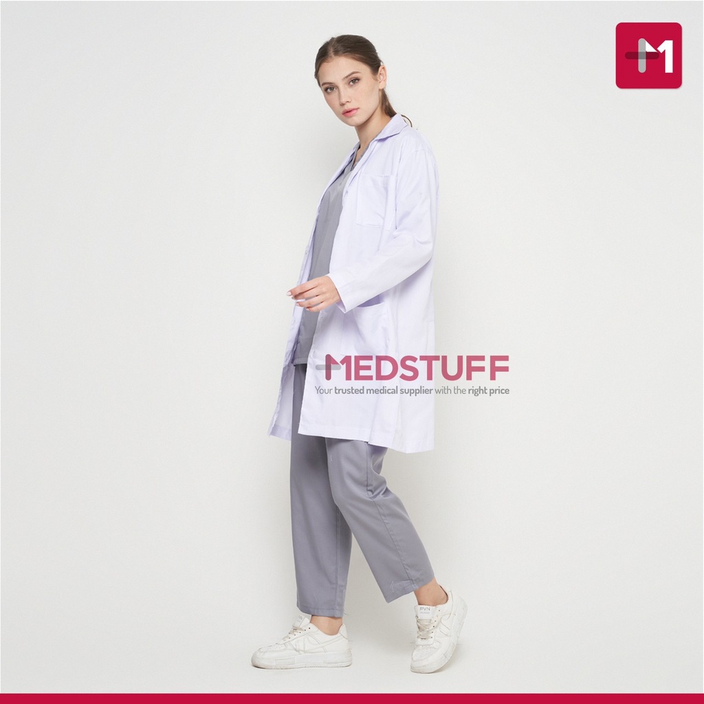 Jual Jas Laboratorium Baju Laboratorium Jas Lab Baju Praktikum Lengan ...