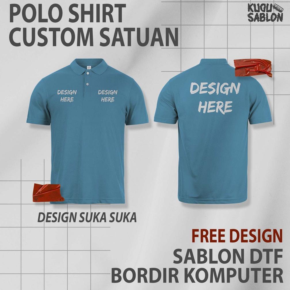 Jual Hot Sale - Kaos Kerah Polo Shirt Bordir/Sablon | Custom Satuan ...