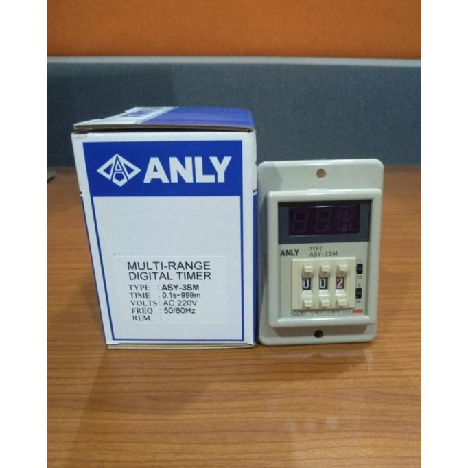 Jual Multi Range Digital Timer ASY-3SM Anly 220V | Shopee Indonesia
