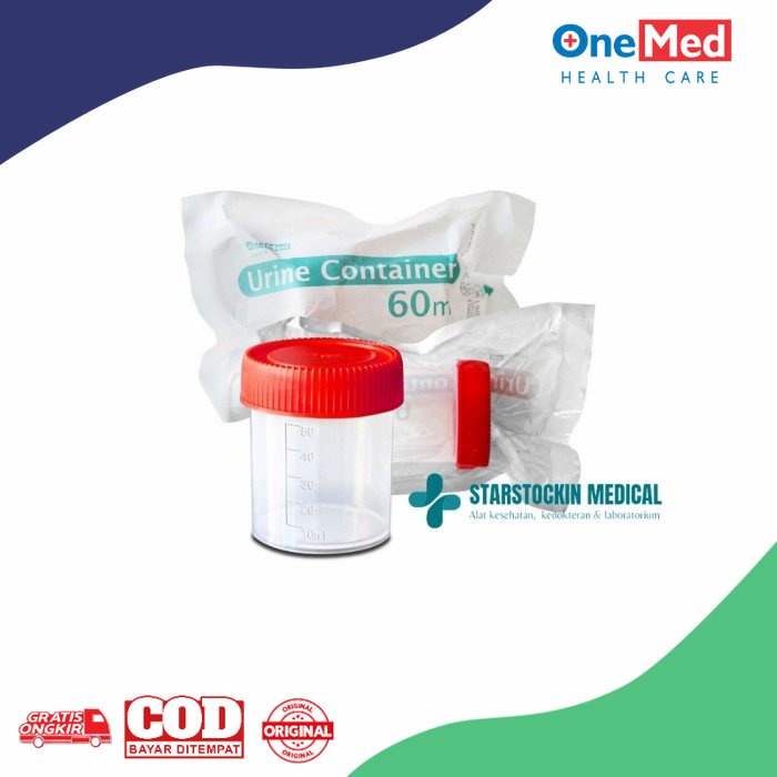 Jual Pot Urine Container Steril Onemed 60 ml | Shopee Indonesia