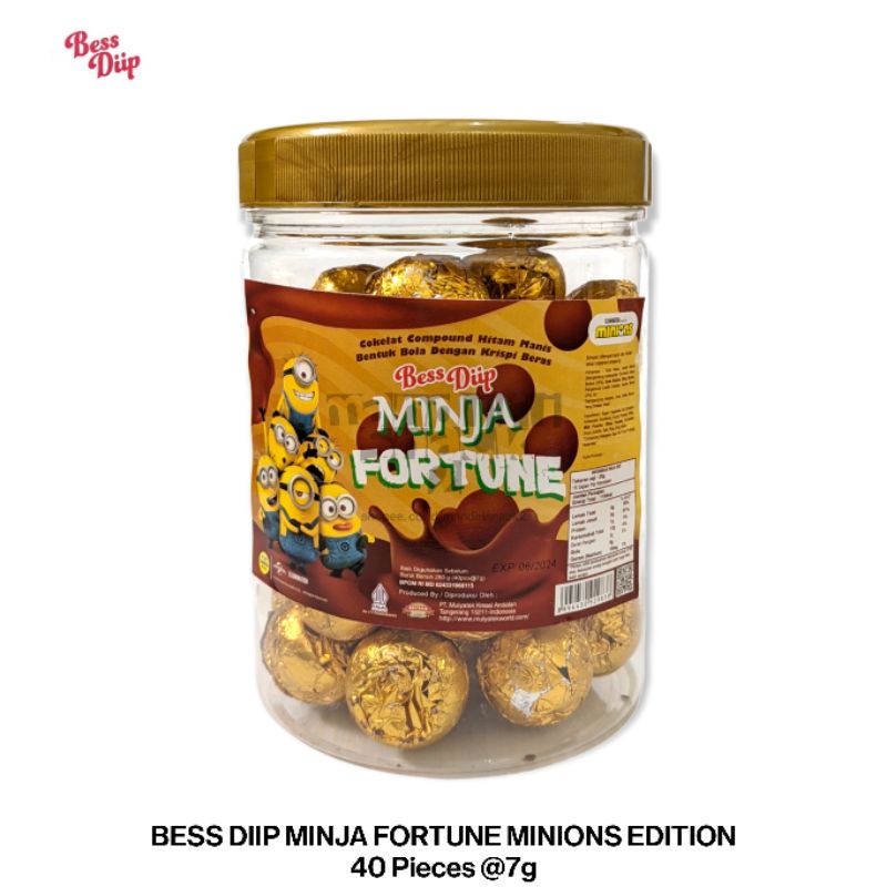 Jual Coklat Viral BESS DIIP MINJA FORTUNE CHOCO BALL COKELAT BOLA ...