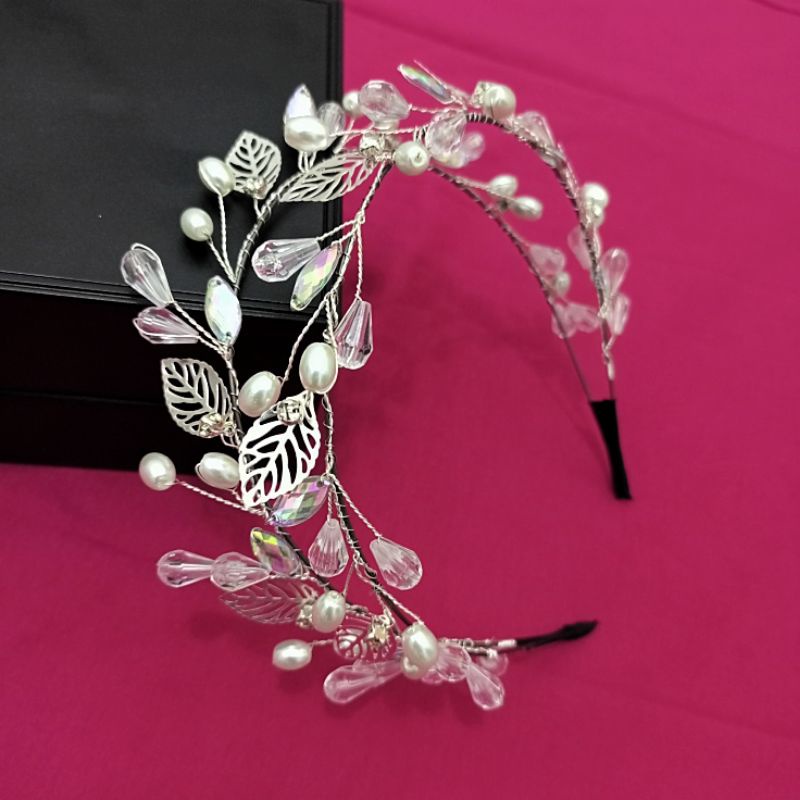 Jual Aksesoris Bando Daun Headpiece Hijab Bando Handmade Hairpiece ...