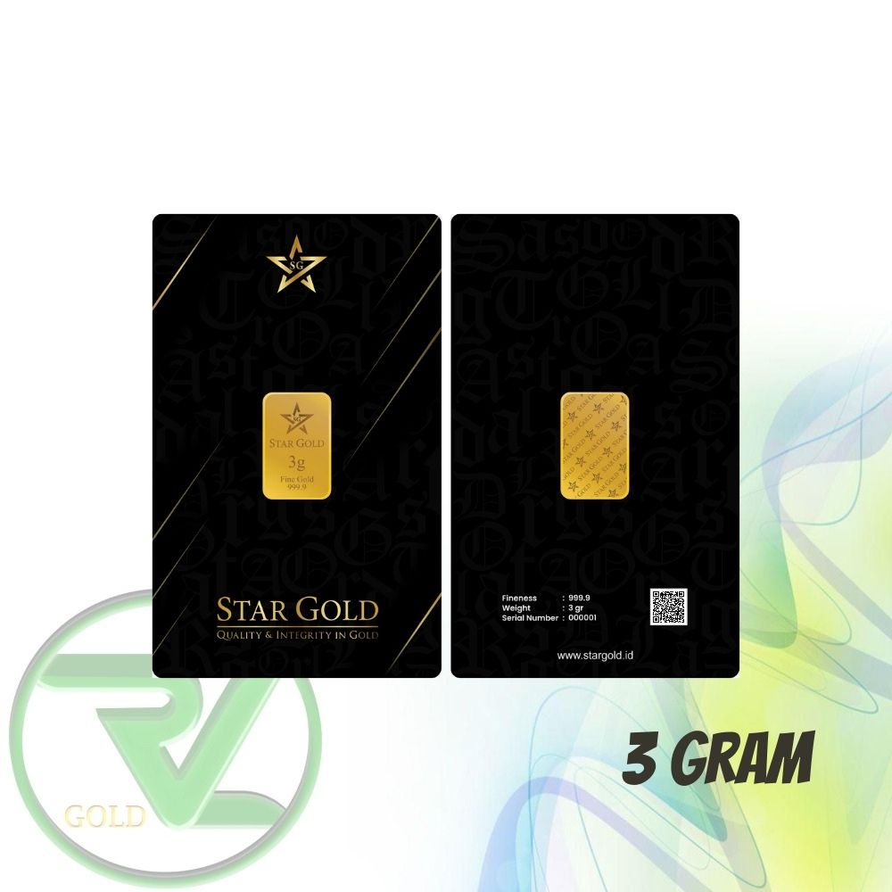 Jual Rvl Gold Logam Mulia Star Gold 3 Gram | Shopee Indonesia