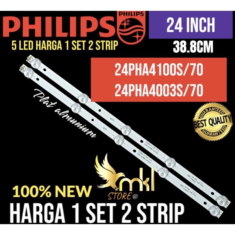 Jual BACKLIGHT TV LED PHILIPS 24 INCH 24PHA4100S-24PHA4003S BACKLIGHT TV PHILLIPS | Shopee Indonesia