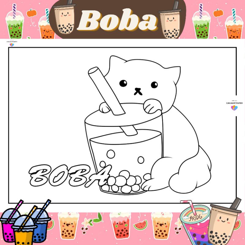 Jual KERTAS MEWARNAI / KERTAS GAMBAR / BOBA / KERTAS MEWARNAI ANAK PAUD ...