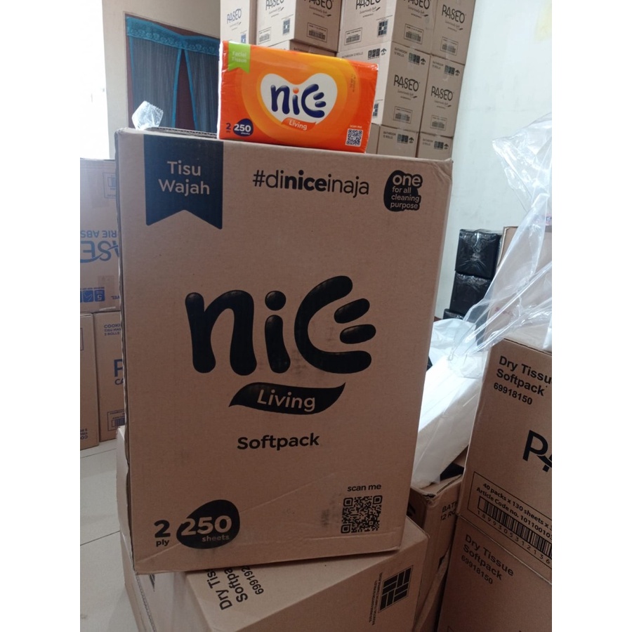 Jual 1 Dus Tissue Nice 250's isi 36pcs 2ply | Shopee Indonesia