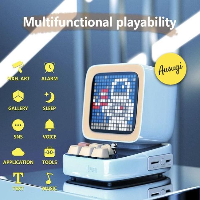 Jual Divoom Ditoo-Plus Wireless Speaker With Led Pixel Art Star Seller ...