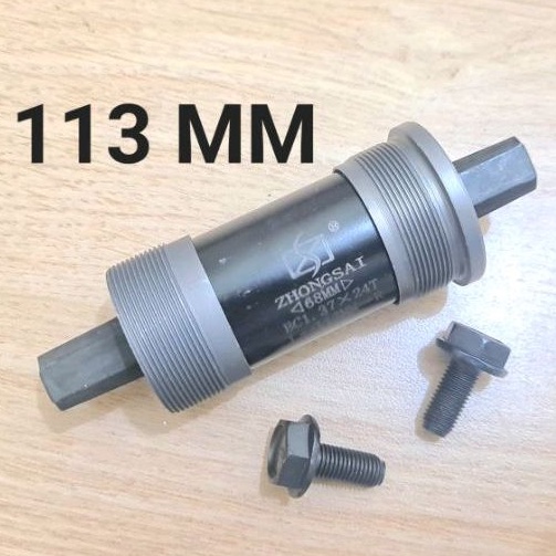 Jual BB Bottom Bracket Panjang 113mm BB Kotak HT1 68mm x 113 mm Sepeda ...