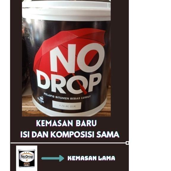 Jual Ayo Beli NO DROP Cat Pelapis Anti Bocor Bitumen Black 1 KG 1KG NoDrop Waterproofing ...