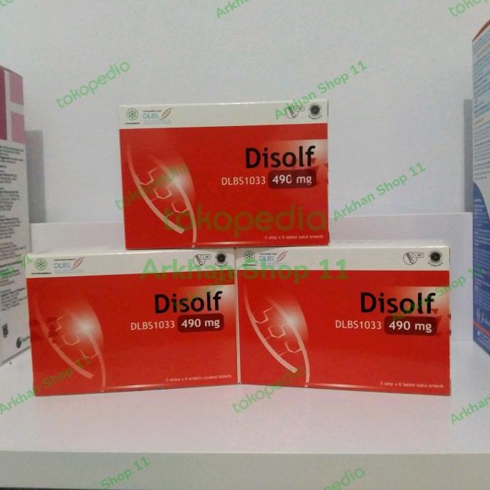 Jual disolf 490mg box 30 tablet original | Shopee Indonesia