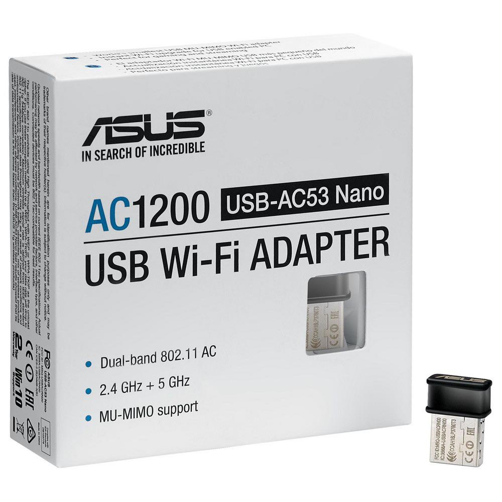 Jual USB Wireless Wi-Fi Adapter ASUS USB-AC53 Nano AC1200 Dual Band ...
