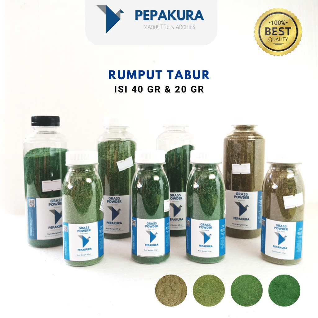 Jual Grass Powder - Serbuk Rumput isi 40 gr - Rumput Tabur Maket ...