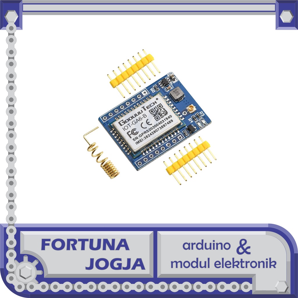 Jual A6 Mini Quad Band Modem Serial GPRS GSM Module Pengganti SIM800L ...
