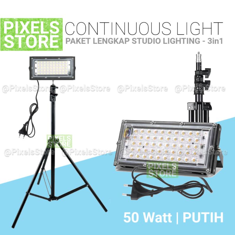 Jual LAMPU STUDIO LED 50W Studio Lighting Youtuber Live Podcast ...