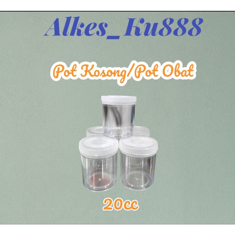 Jual Pot Kosong/Pot Cream Kosong/Pot Obat 20cc | Shopee Indonesia