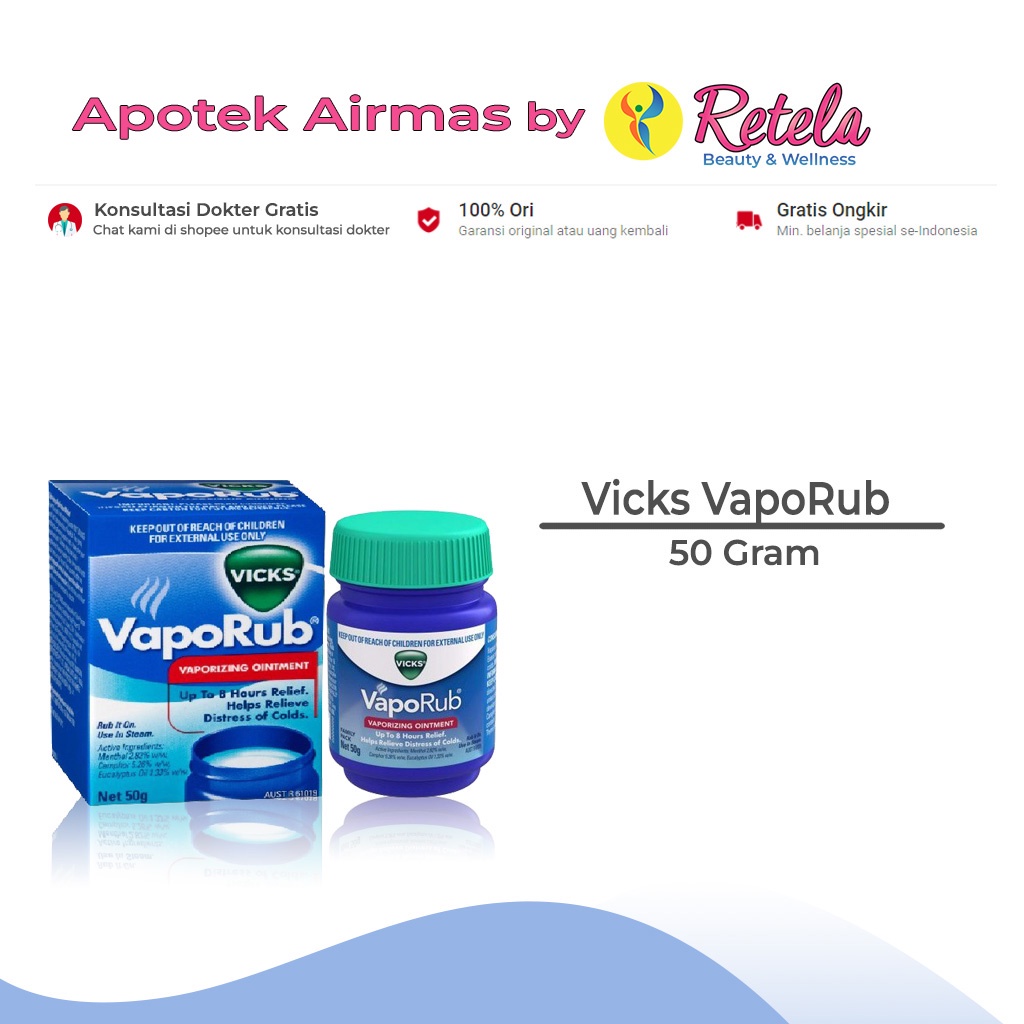 Jual VICKS VAPORUB 50GR | Shopee Indonesia