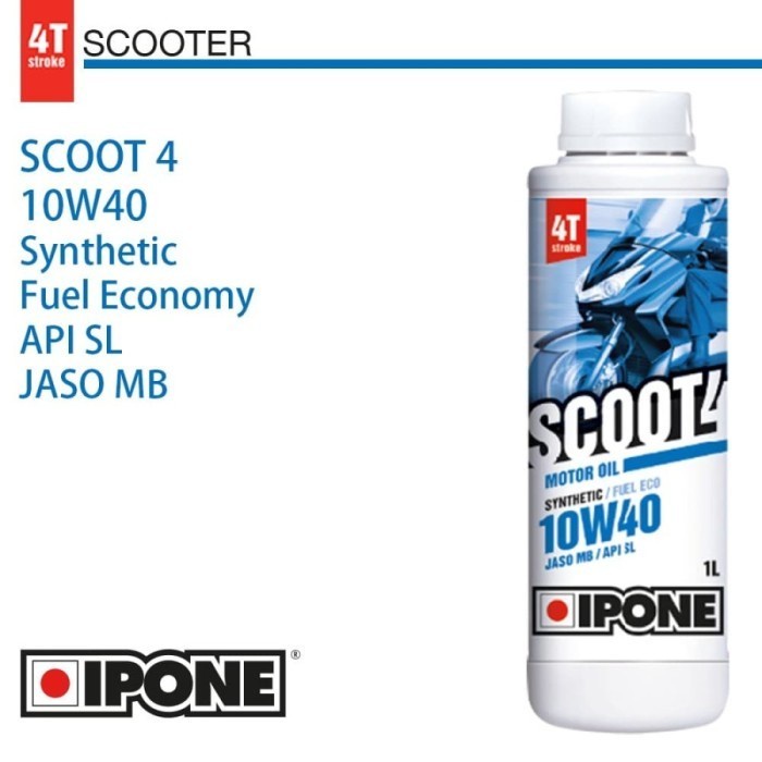 Jual Oli IPONE Scoot 4 10w40 IPONE Scoot 4 Oli ipone matic 1Liter ...