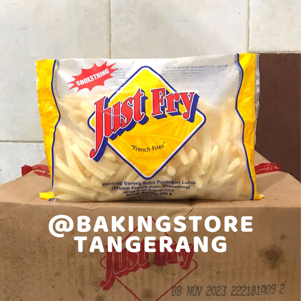 Jual Kentang Goreng / Shoestring French Fries Just Fry 450 gr | Shopee ...